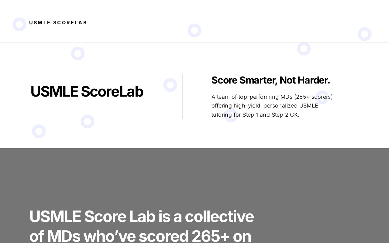 USMLE ScoreLab